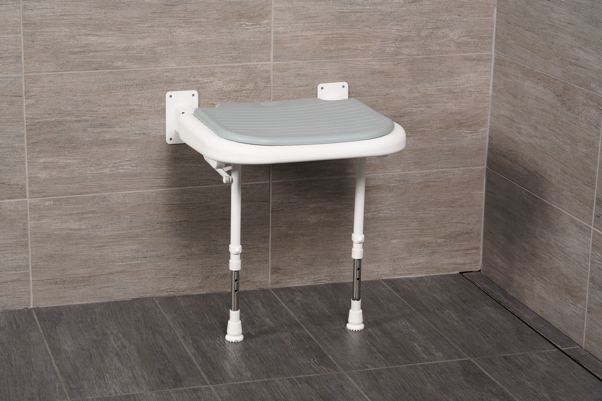 Standard Shower Seat, gray pad | Standard Shower Seat, Gray Pad, SKU ...
