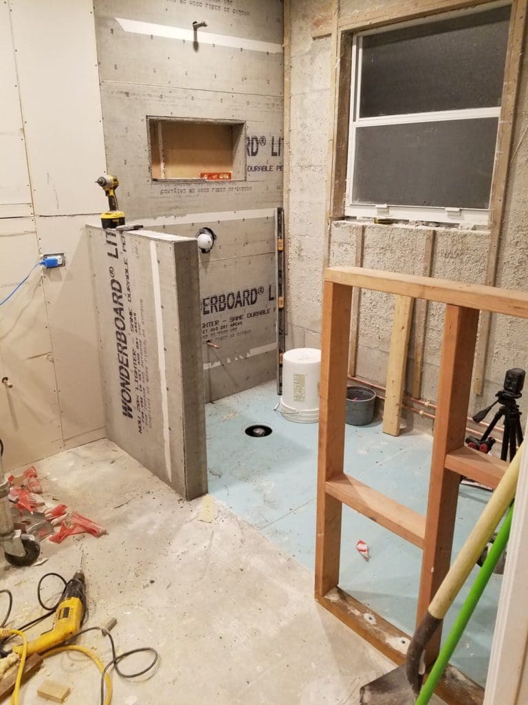 Fox Valley tile contractor embraces level entry shower trend