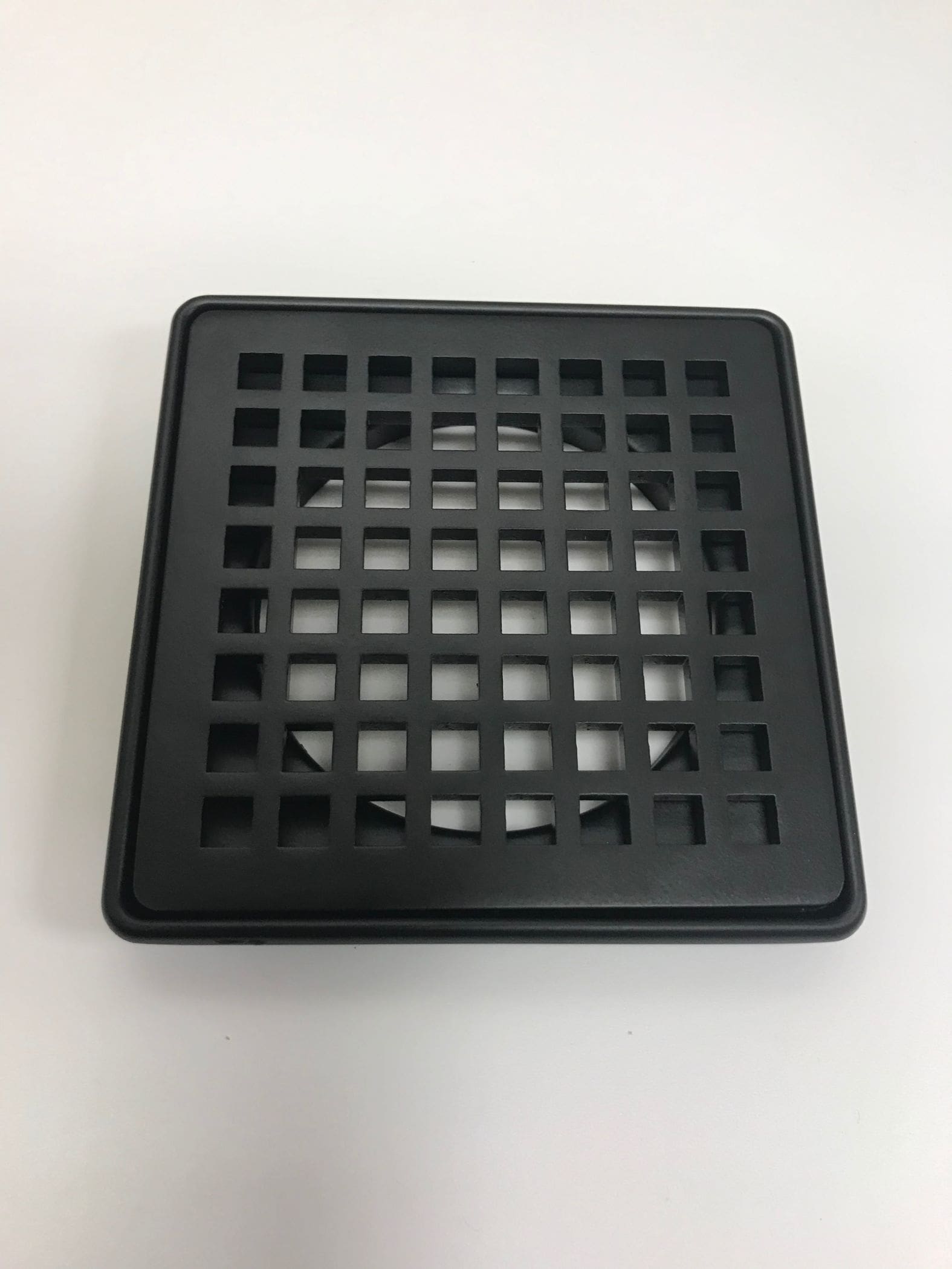 CD1223-BK | Grid Pattern Classic Drain - Matte Black Finish - AKW ...