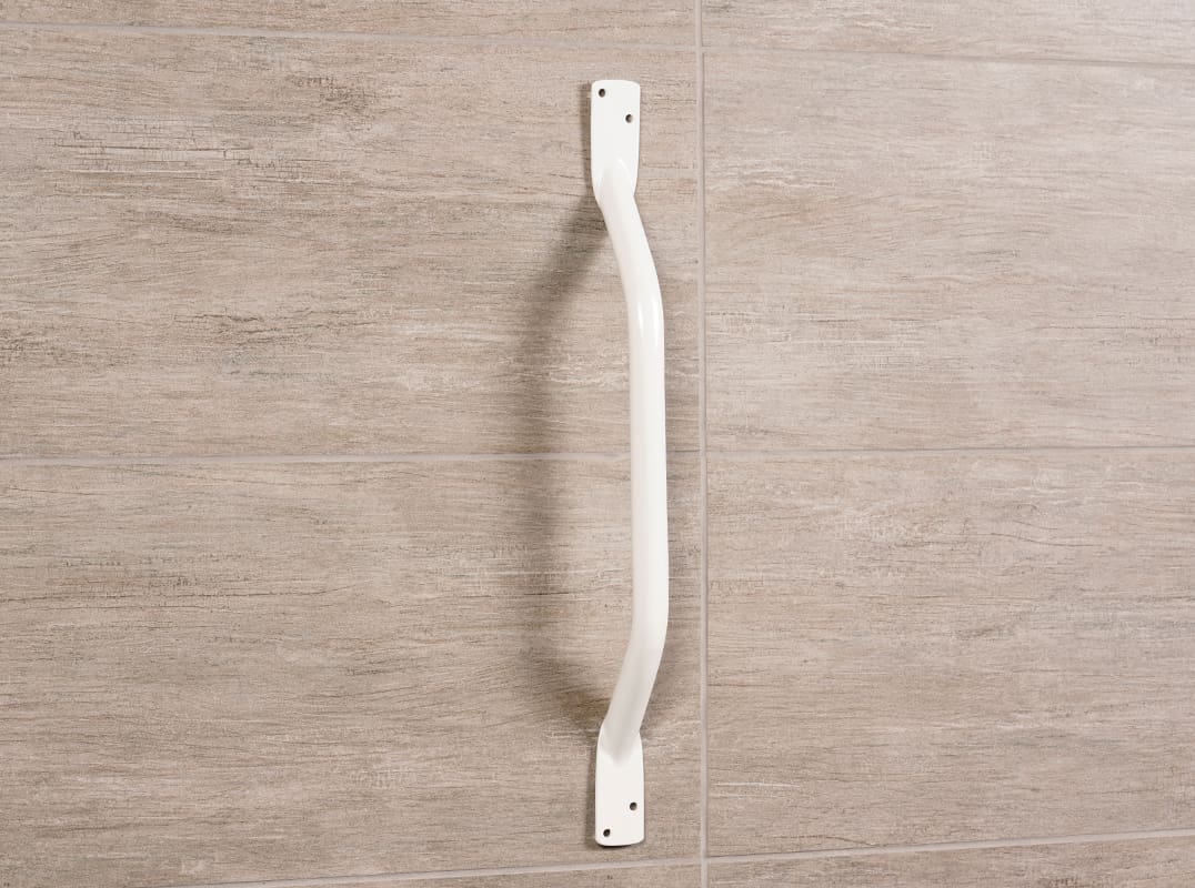 12" Flat End Grab Bar | 12" Flat End Grab Bar, SKU: 01200-WH - AKW ...