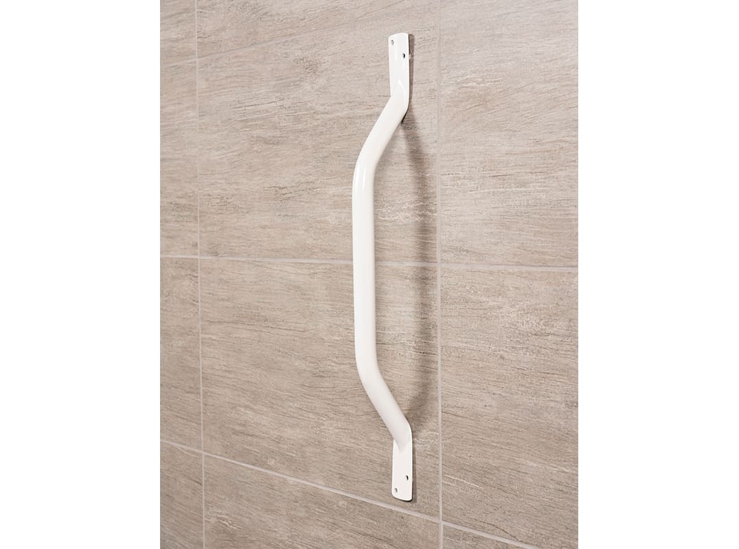 SKU: 01210-WH | 18" Flat End Grab Bar, White, SKU: 01210-WH - AKW ...