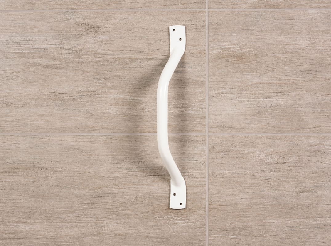 18" Offset Grab Bar, white | 18" Offset Grab Bar, White, SKU: 01760-WH ...