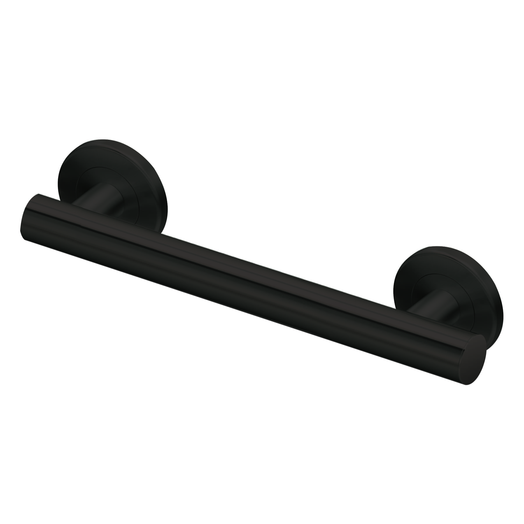 | Sienna Stainless Steel 1-1/4-in Dia. 12-inch Grab Bar, in Matte Black ...