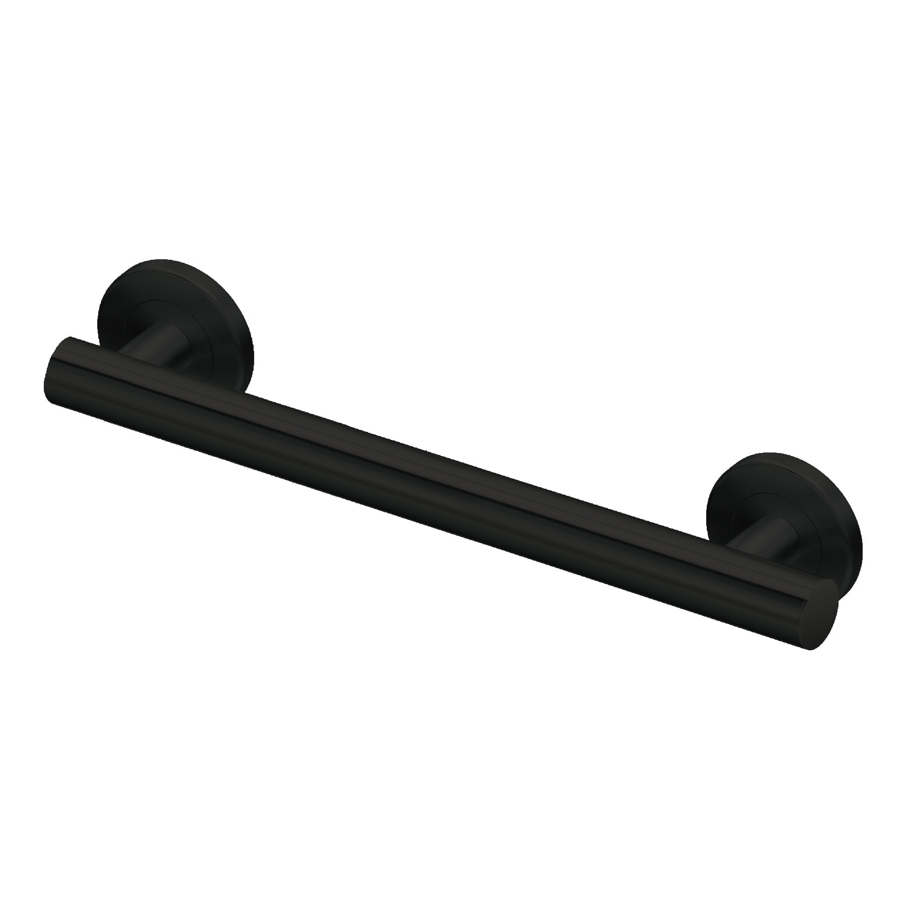 | Sienna Stainless Steel 1-1/4-in Dia. 18-inch Grab Bar, in Matte Black ...